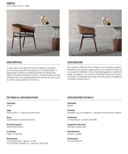 NISIDA DINING CHAIR - DESIGNLUSH