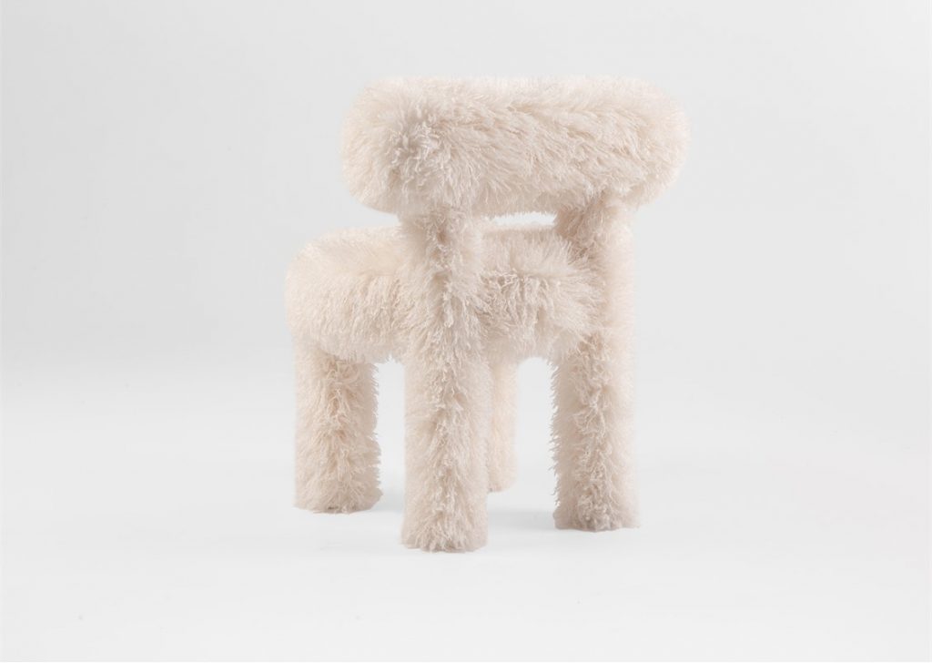 GROPIUS FLUFFY DINING CHAIR - DESIGNLUSH